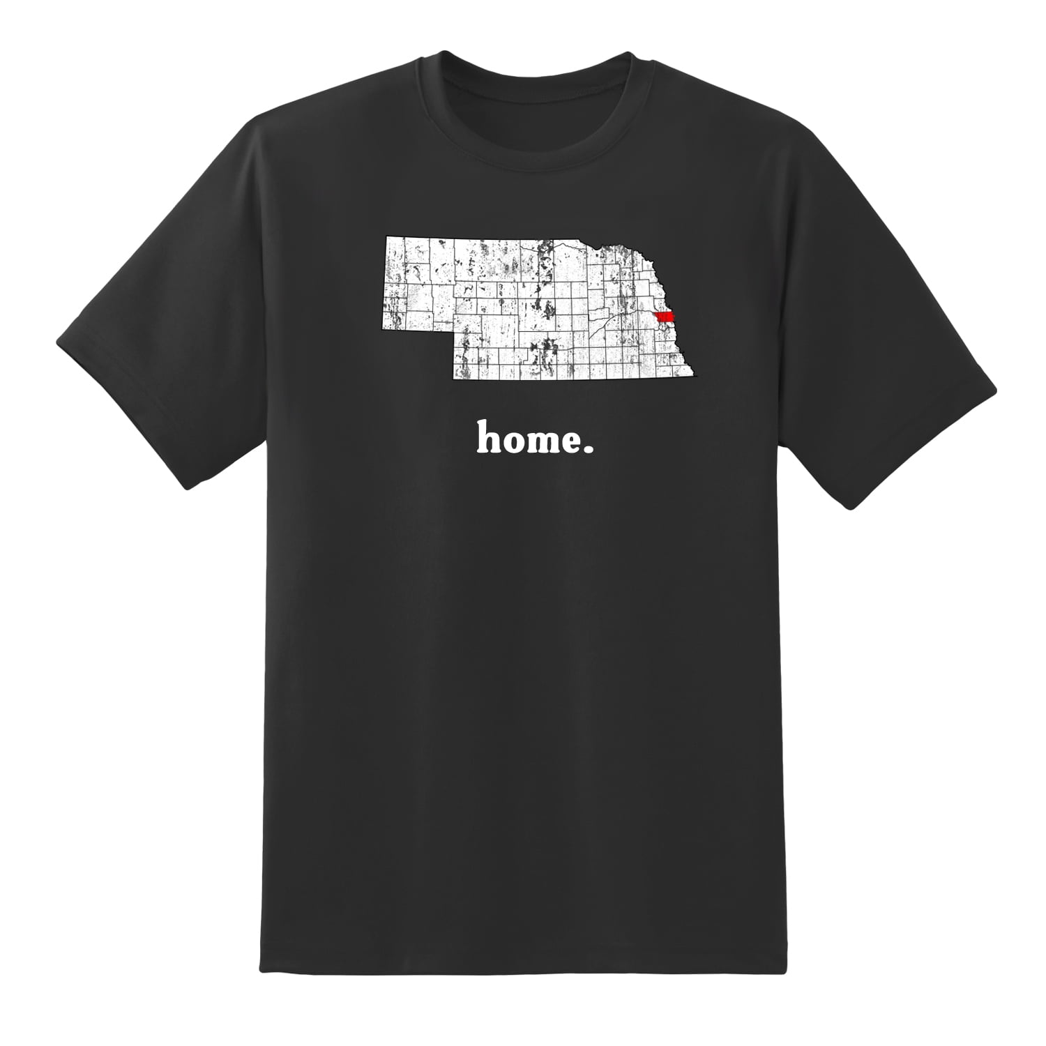 NE Map Nebraska Home State Love Nebraska Home Design Mens Graphic T ...