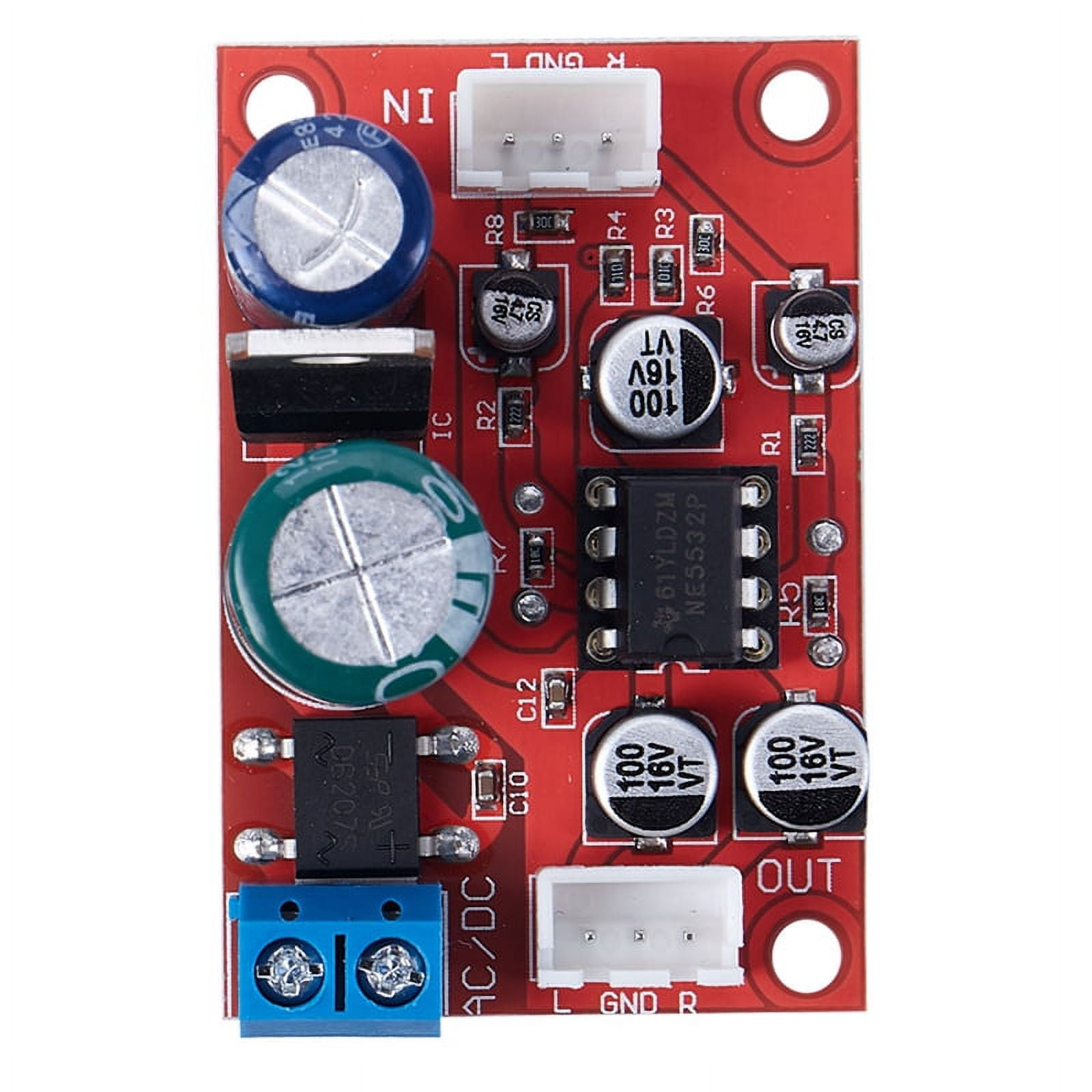 NE5532 Stereo Pre-amp magnetic Phono amplifier board Moving Coil ...