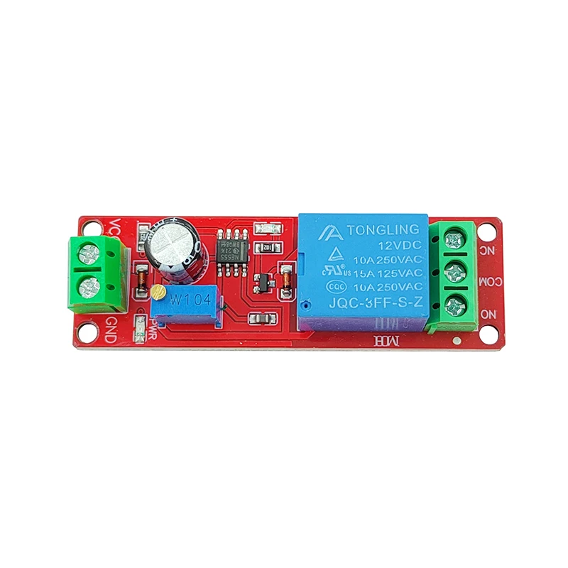 NE555 DK555 Delay Relay Module 5V-12V Adjustable Timer Switch 1-10s ...