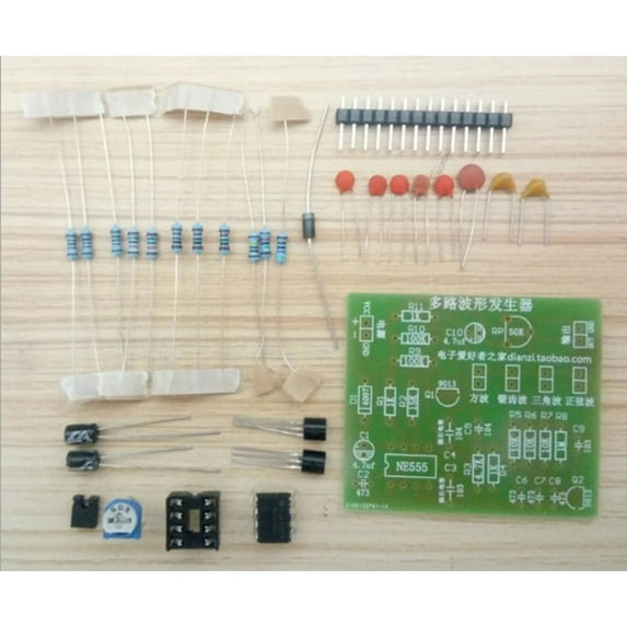 NE555 Multi-Channel Waveform Generator Module Sine Triangle Square Wave ...