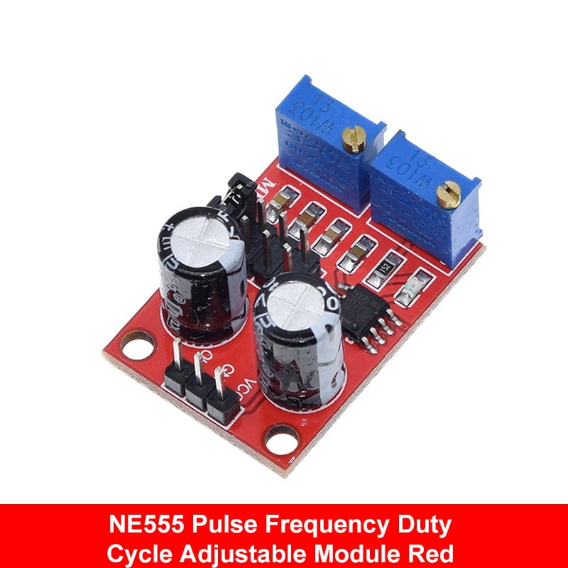 NE555 Pulse Frequency Duty Cycle Adjustable Module Square Wave 5V-12V Signal Generator For ...