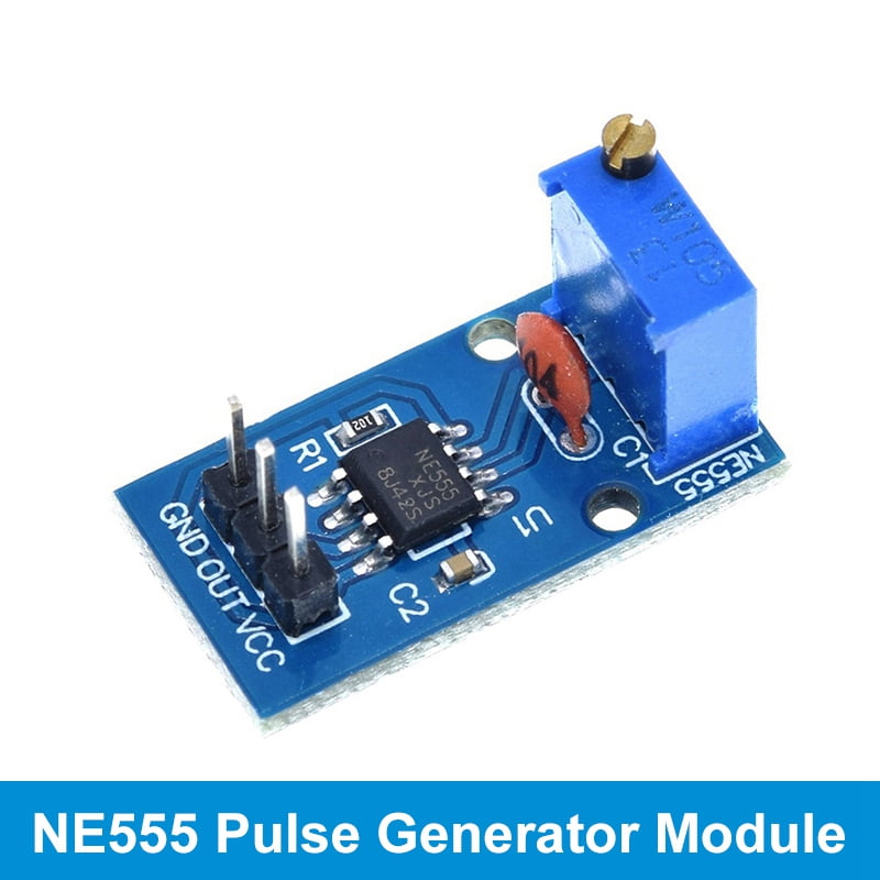 NE555 Pulse Frequency Duty Cycle Adjustable Module Square Wave 5V-12V Signal Generator For ...
