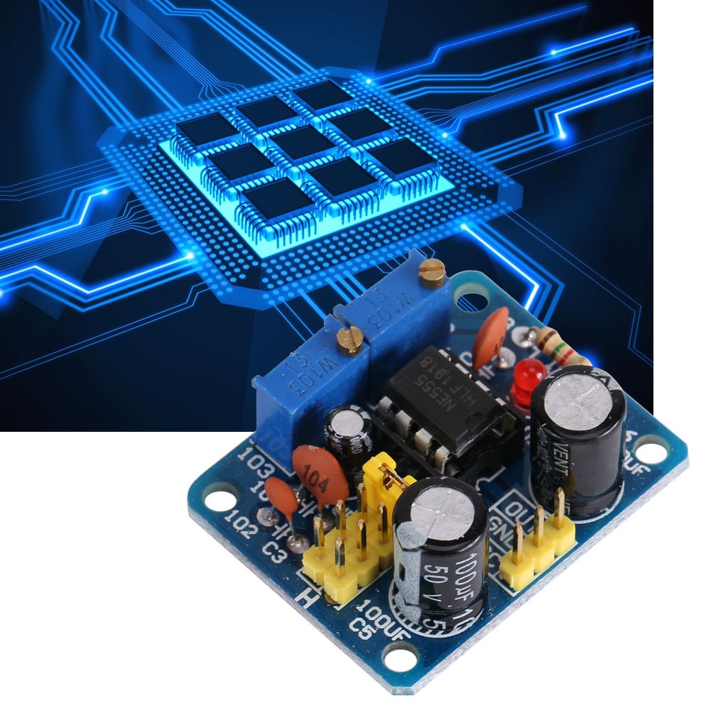 NE555 Pulse Frequency Generator Adjustable Duty Cycle Generator Board ...
