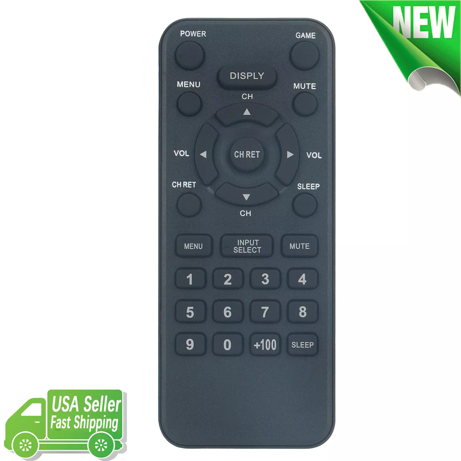 NE900UD Remote Control Replaced for Emerson Funai Symphonic TV CSTL2006 ...
