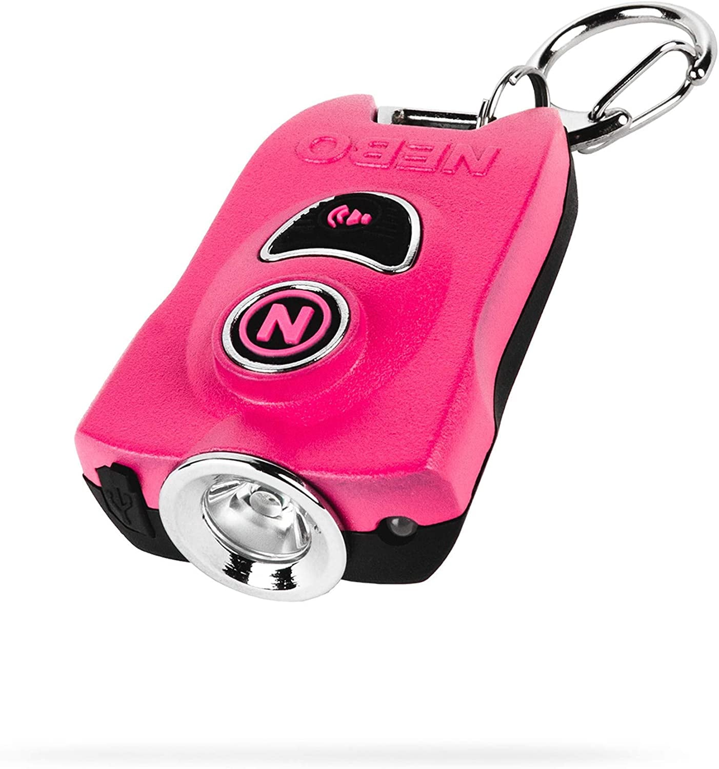NEBO MYPAL Rechargeable Keychain Light and Safety Alarm | Compact 400 ...