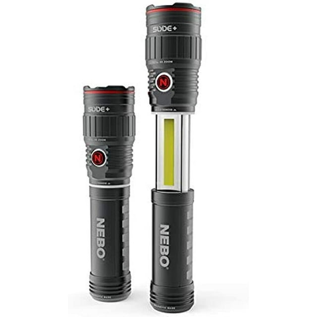 NEBO SLYDE+ Tactical LED Flashlight, Powerful 400-Lumen Bright Camping ...