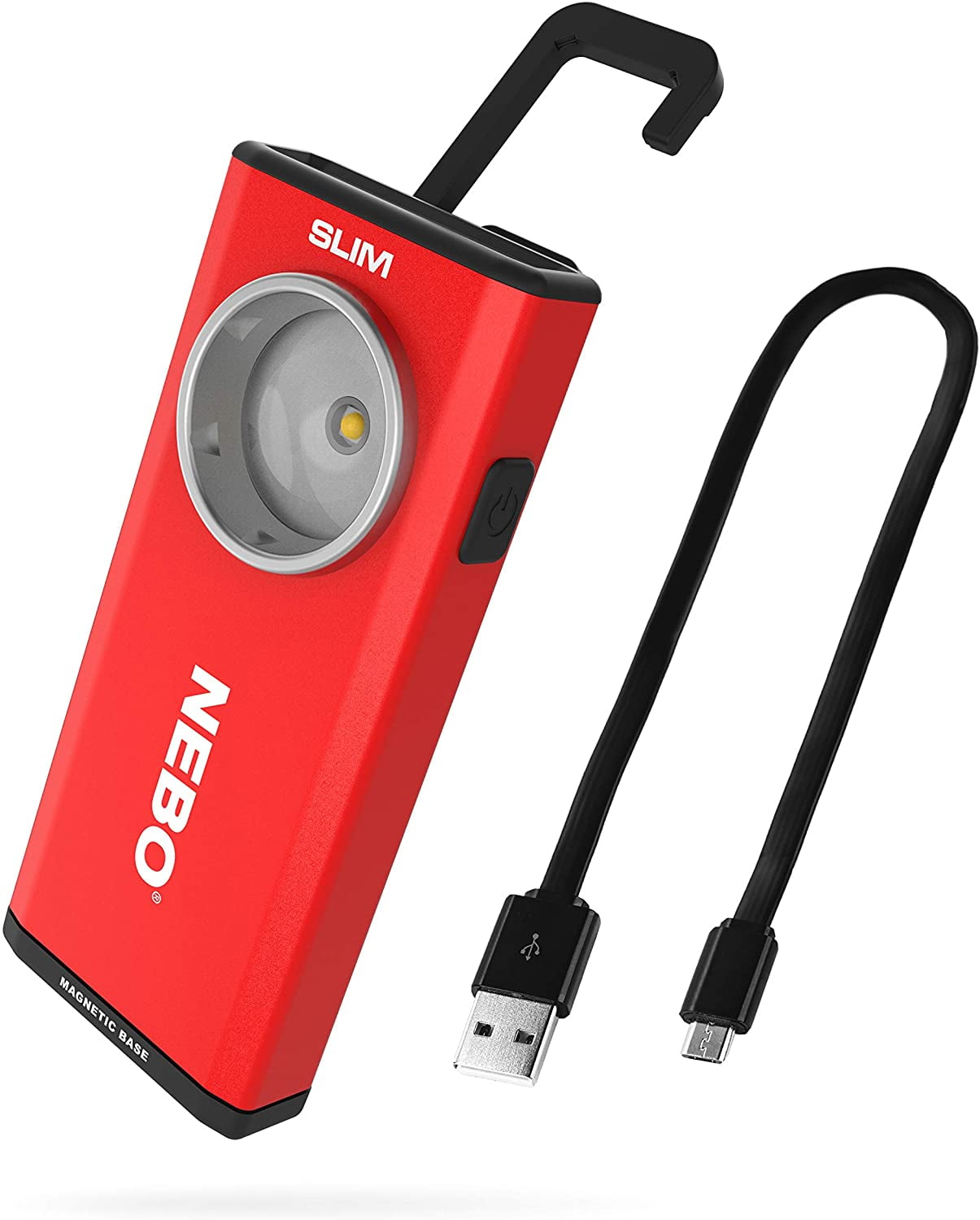 Free Shipping! NEBO Slim Red Work Light, USB Rechargeable Bright Pocket ...