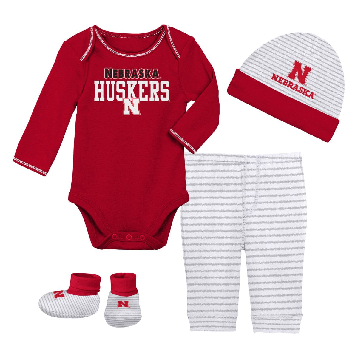 NEBRASKA Infant Primry Color Cotton SET Pant/Onesie Boys - Walmart.com