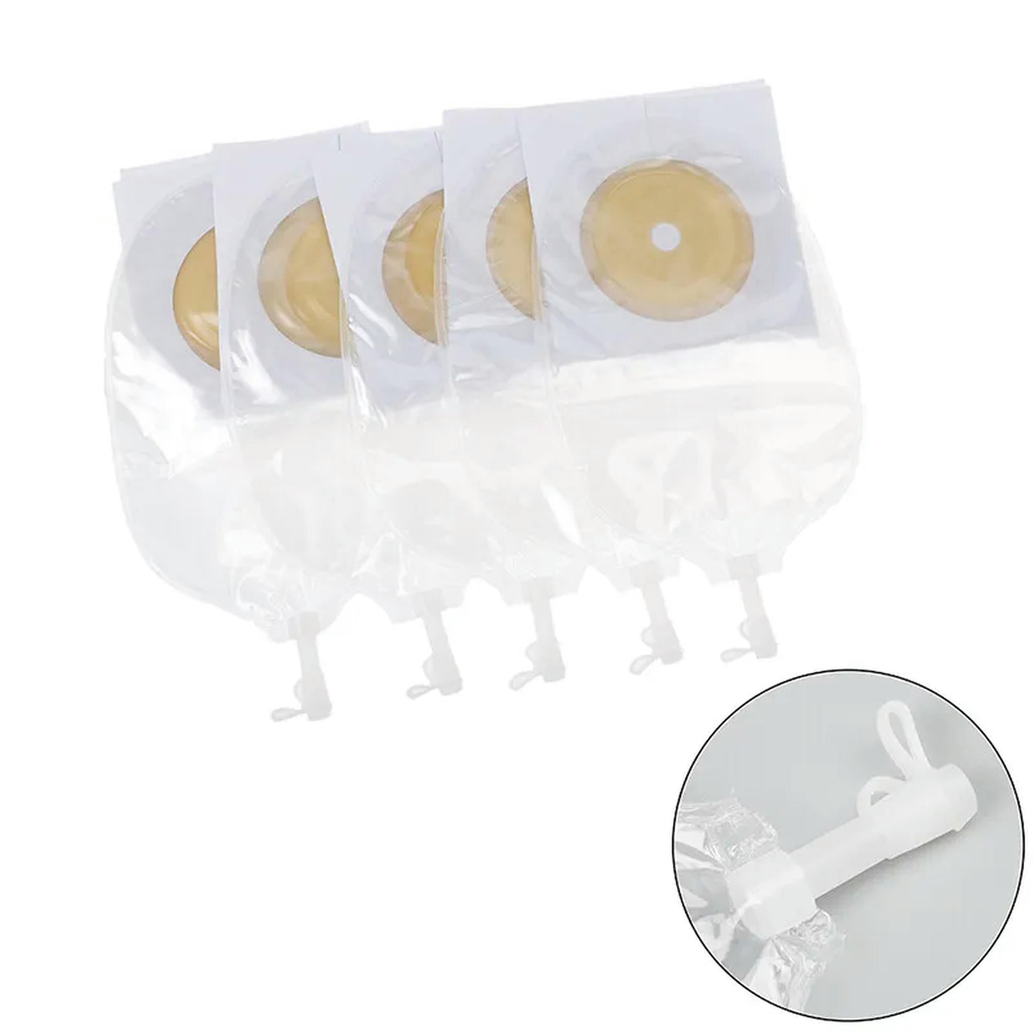 NEBULOUSTRANCE 10X Drainage Urostomy Bag Valve Closure Anti-Backflow ...