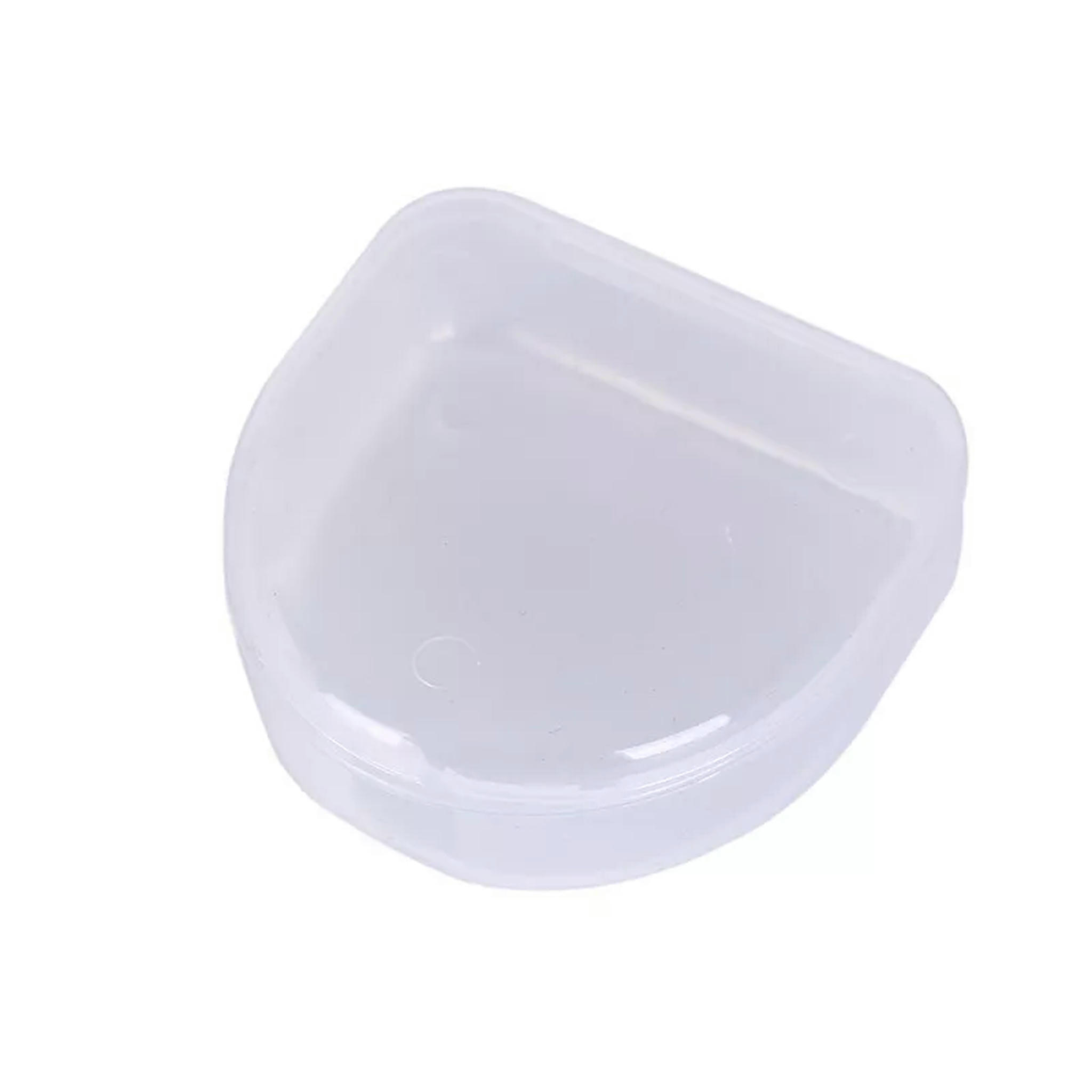 NEBULOUSTRANCE 1pc dental box denture teeth storage case mouth guard ...