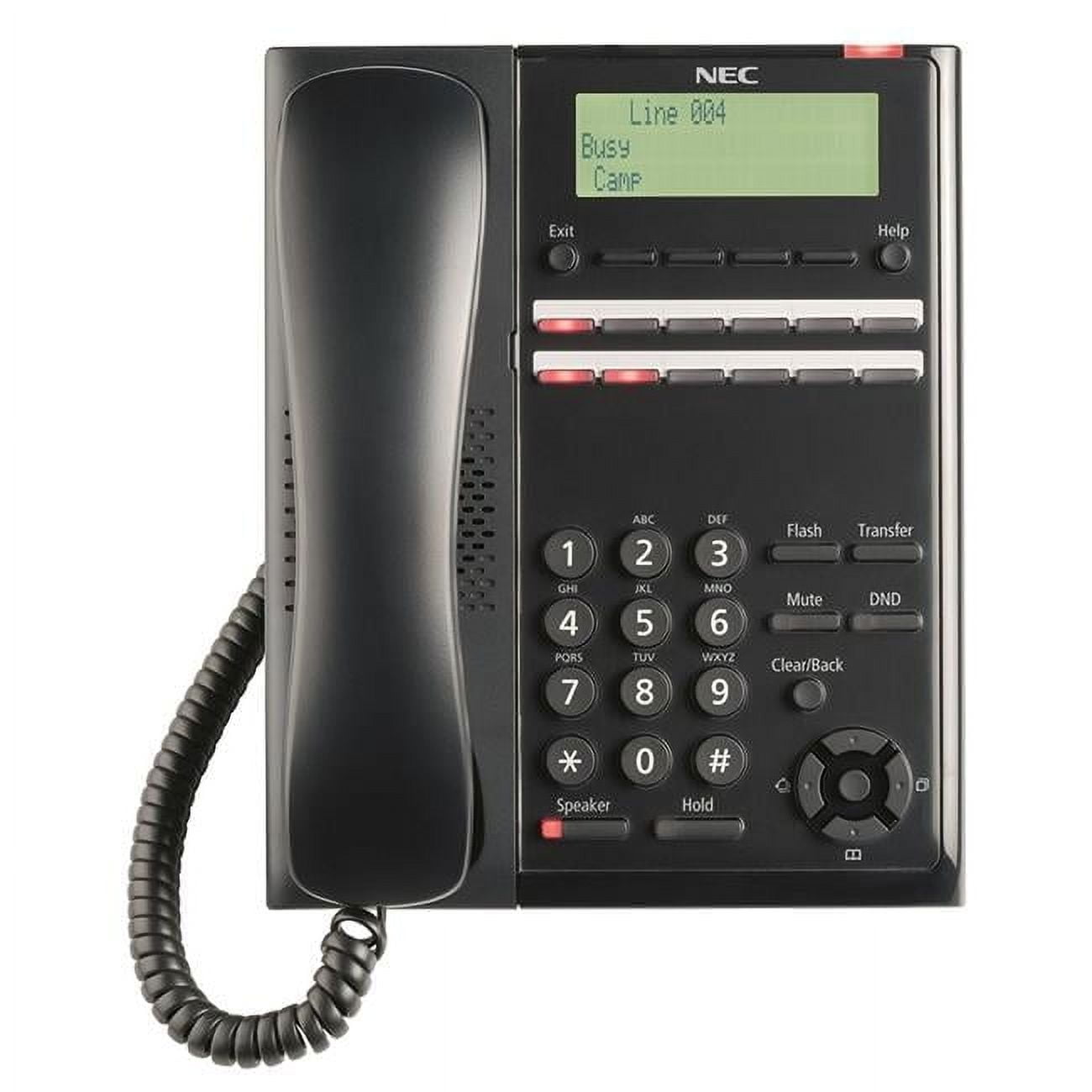 NEC Business Desk Digital 12-Button Telephone - Black - Walmart.com