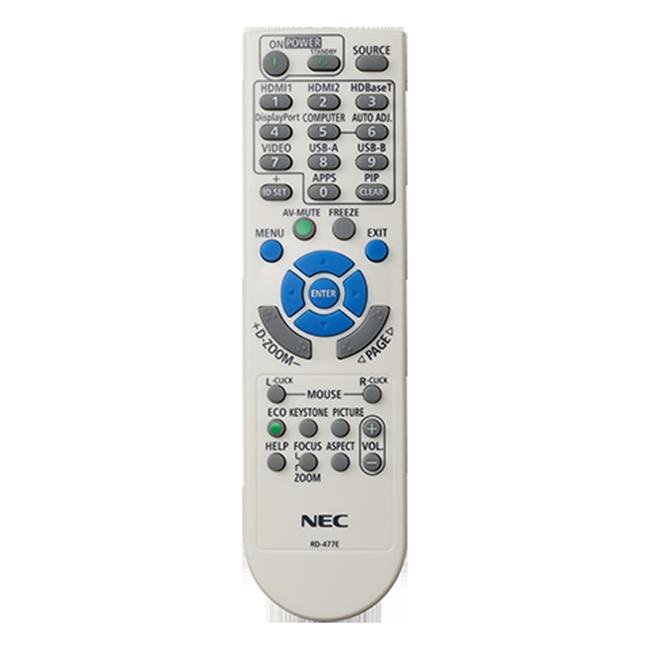 NEC RMT-PJ39 Rmt-pj39 Rplmnt Rem Cntrl For Np-p525wl - Walmart.com