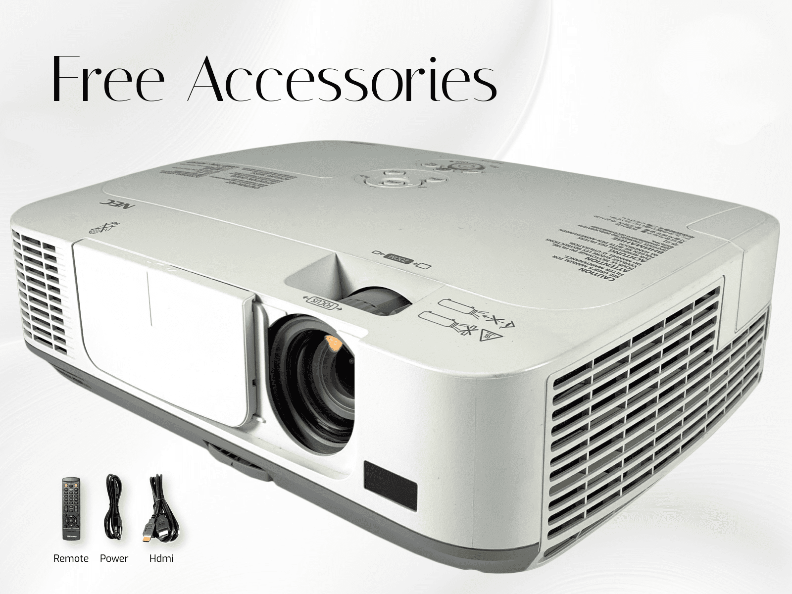 Pre-Owned NEC NP-M271X 3LCD Projector Gaming 2700 ANSI HDMI HD 1080p w ...