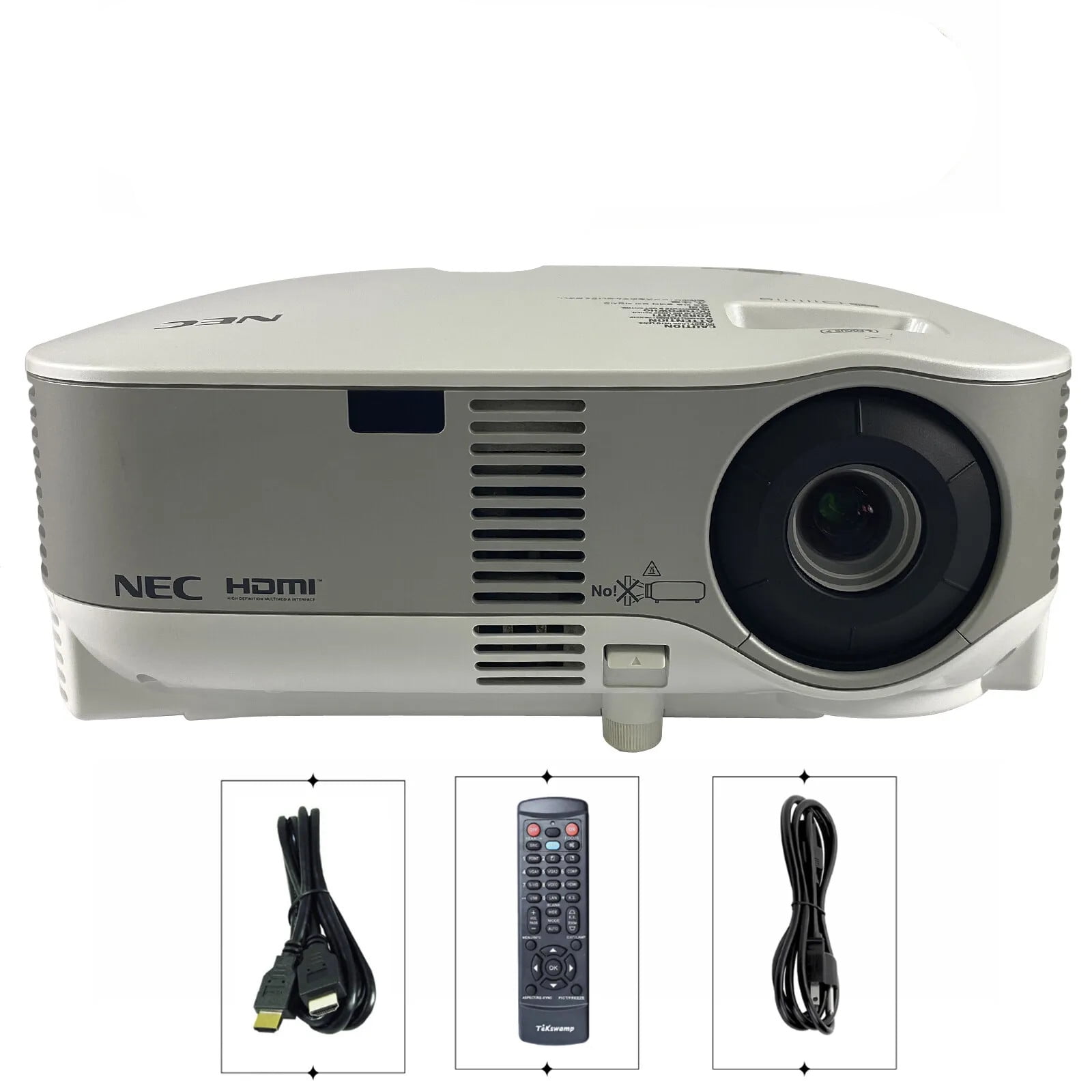 Pre-Owned NEC NP905 3LCD Projector 3000 Lumens HDMI HD 1080p with ...