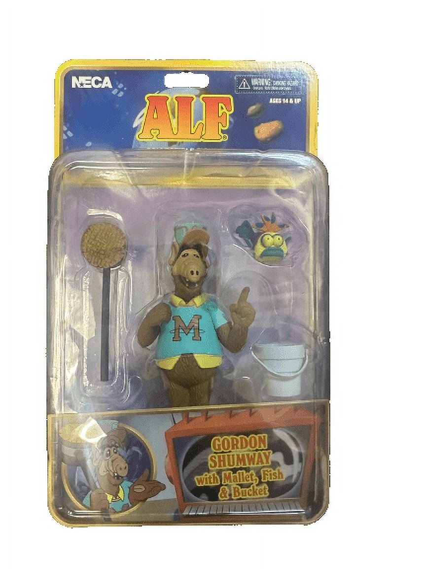 NECA ALF Collectible Figure, Gordon Shumway with Mallet, Fish and ...