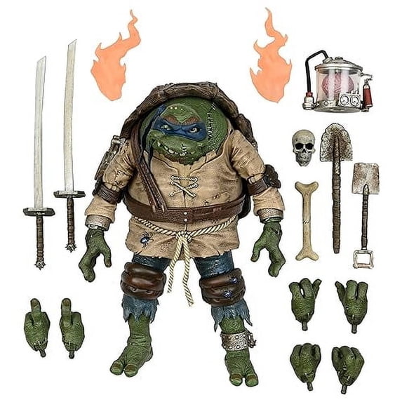 NECA, Action Figure, TMNT 7" Scale, Ultimate Leonardo Hunchback ...