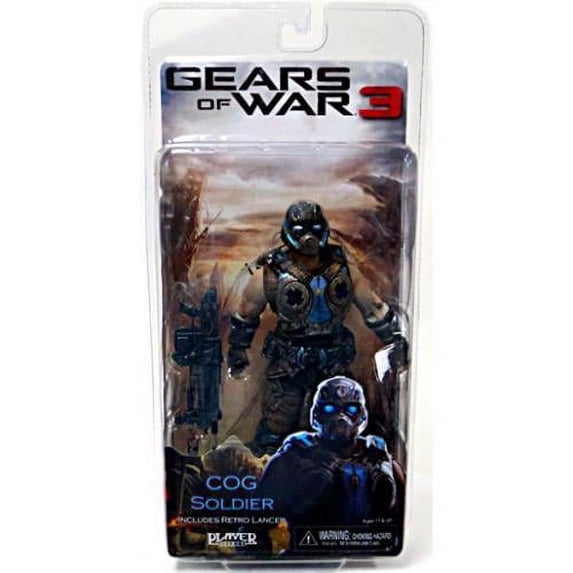 Gears of War 3 - Series 3 - COG Soldier - 7in Action Figure - Walmart.com