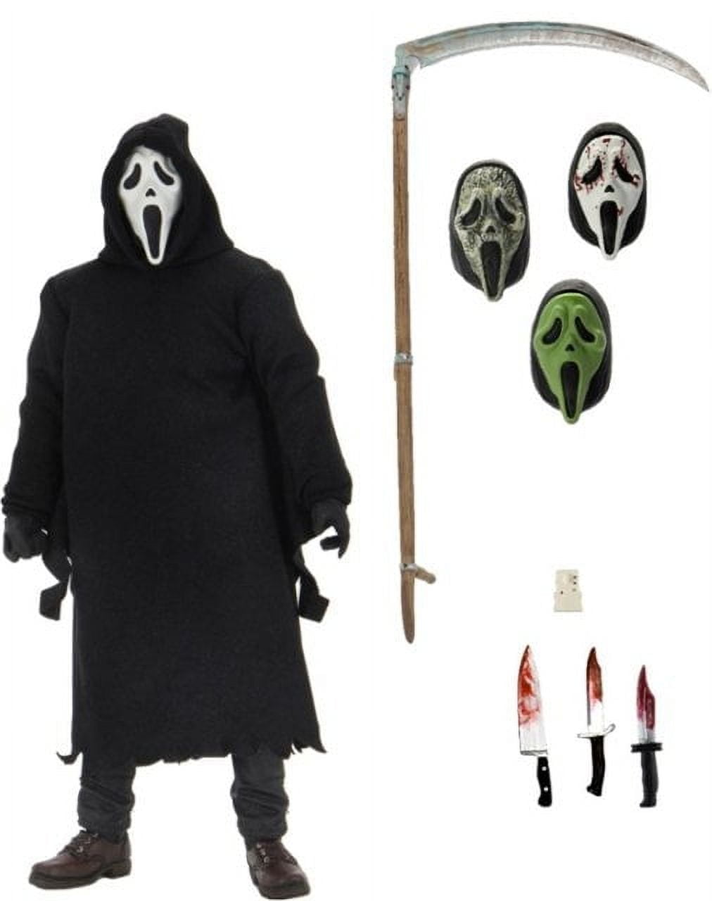 "NECA Ghostface 7"" Ultimate Horror Action Figure with Interchangeable ...
