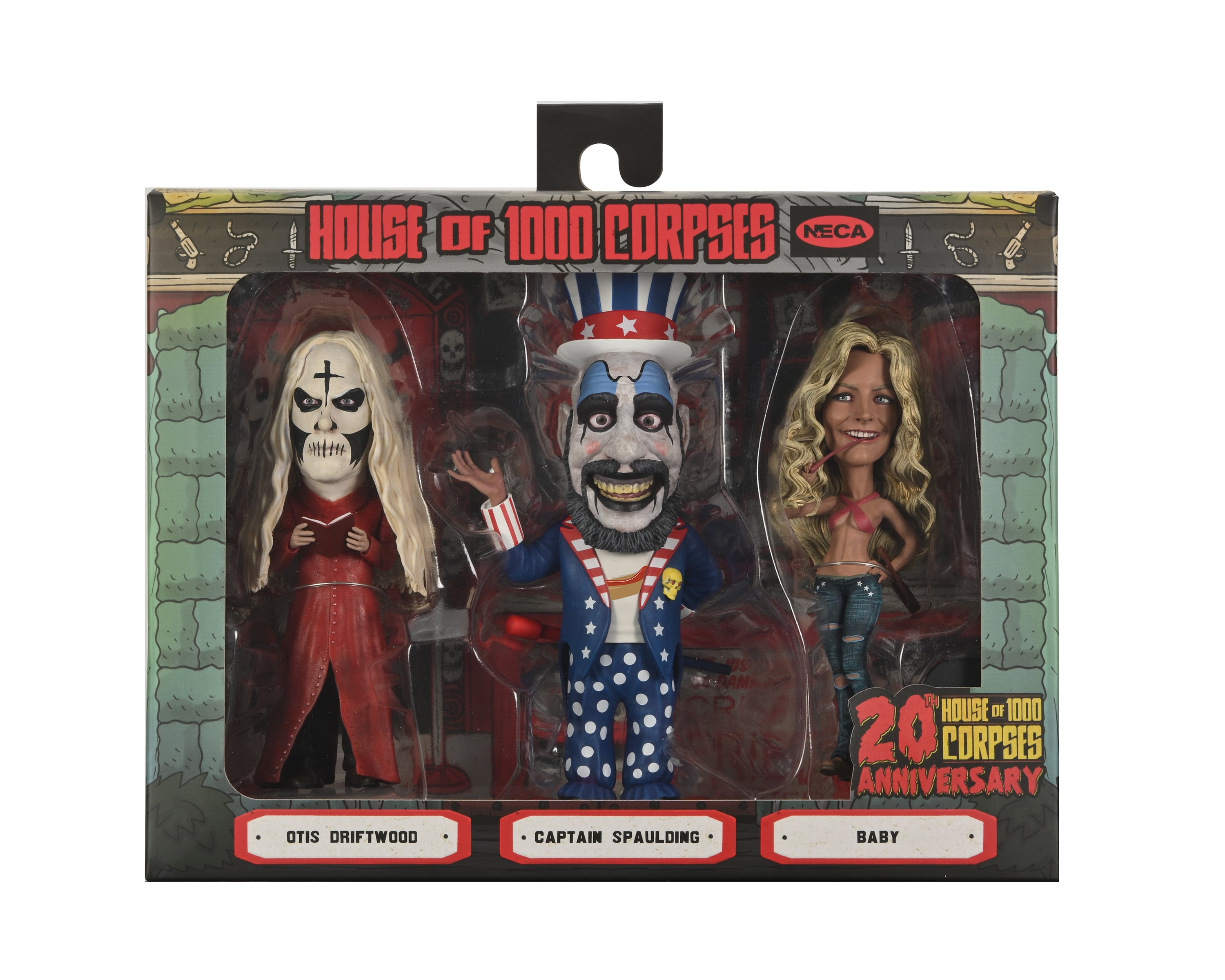 NECA Horror Toys: House of 1000 Corpses Little Big Head Stylized Vinyl ...