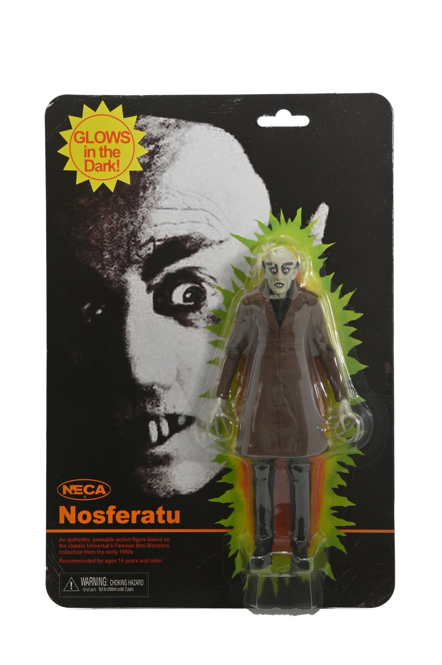NECA Nosferatu - Retro Glow-in-The-Dark Count Orlok 7” Scale Action ...