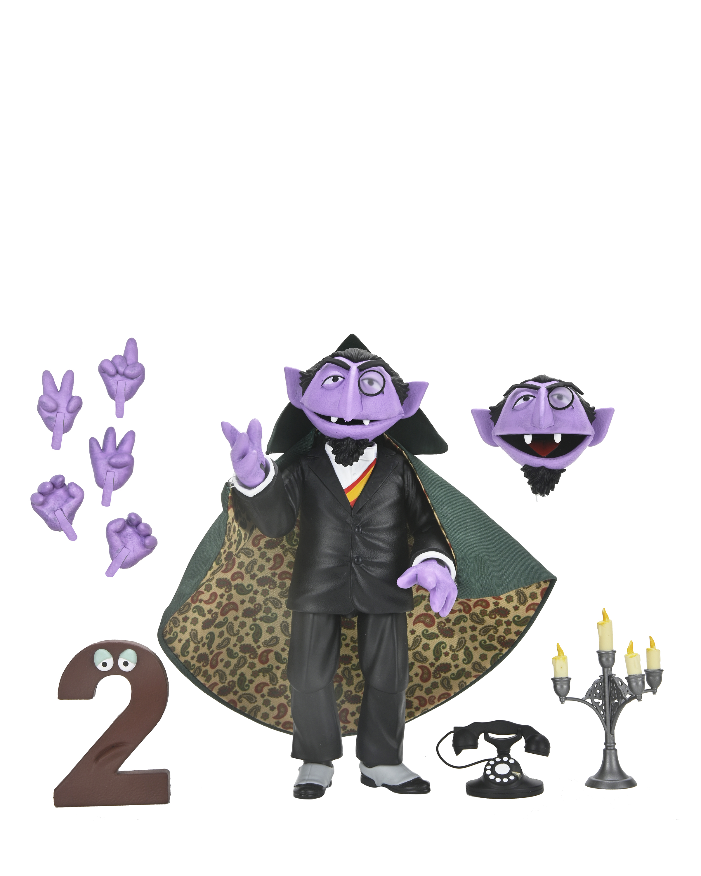 NECA Sesame Street: The Count Ultimate Action Figure with ...