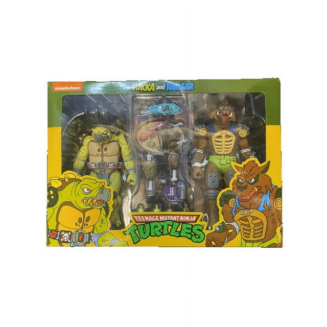 NECA Exclusive TMNT Cartoon Tokka & Rahzar Action Figure 2-Pack ...
