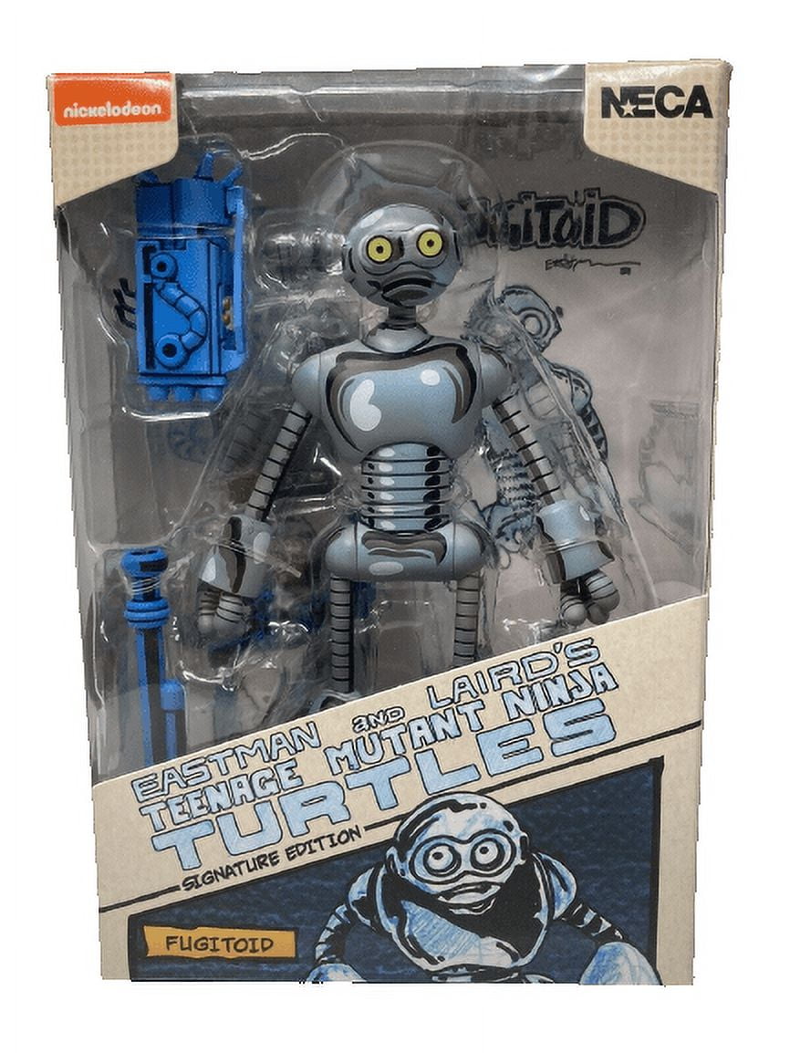 NECA Teenage Mutant Ninja Turtles Fugitoid Action Figure Signature ...
