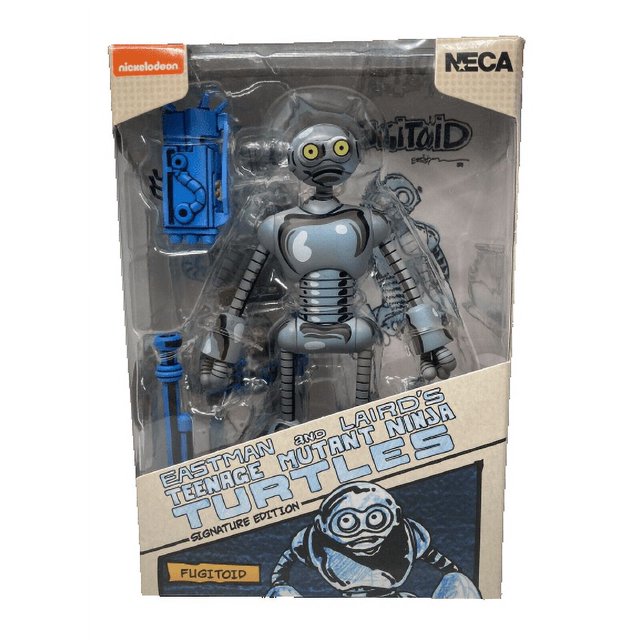 NECA Teenage Mutant Ninja Turtles Fugitoid Action Figure Signature ...