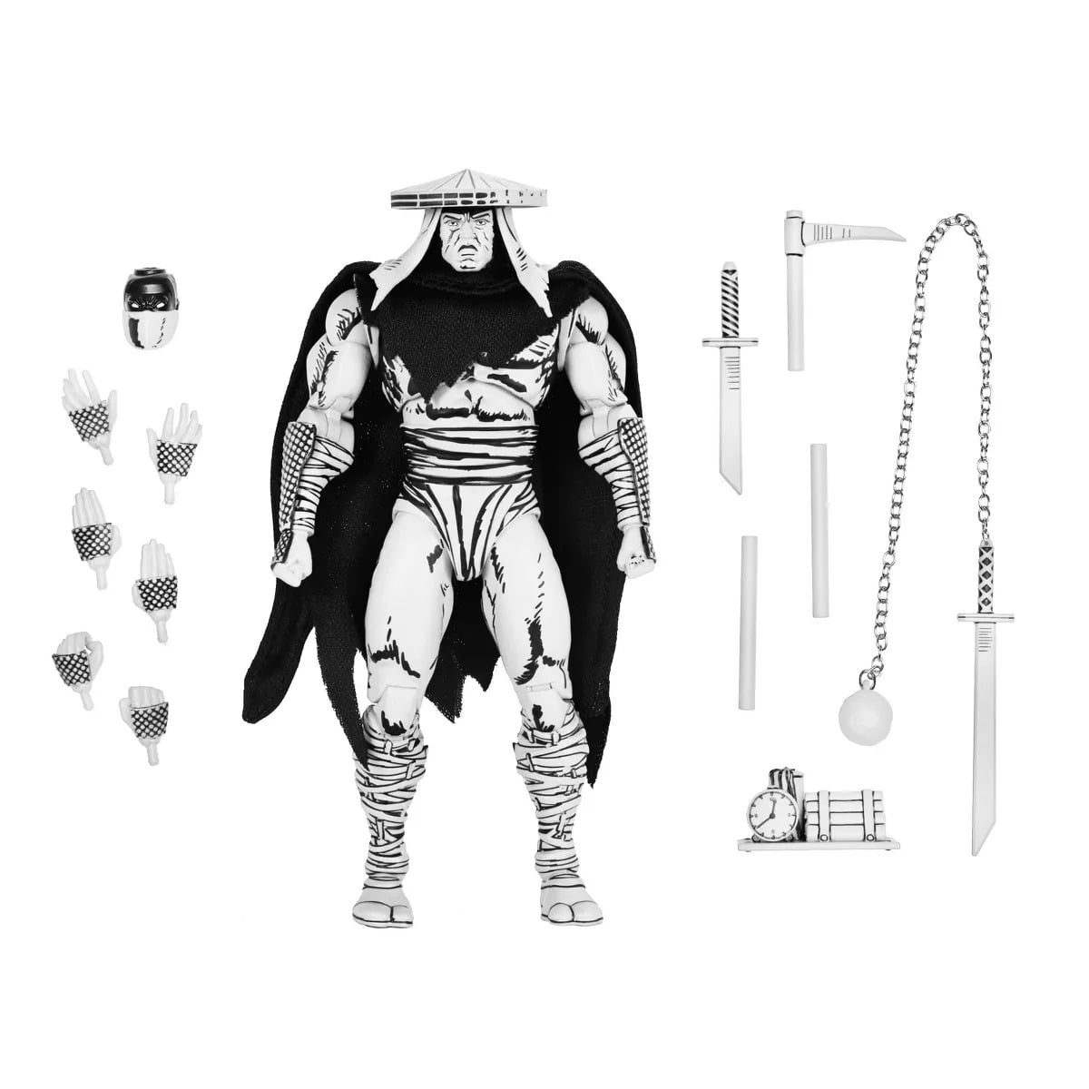 NECA Teenage Mutant Ninja Turtles Mirage Comics Foot Assassin Black and ...