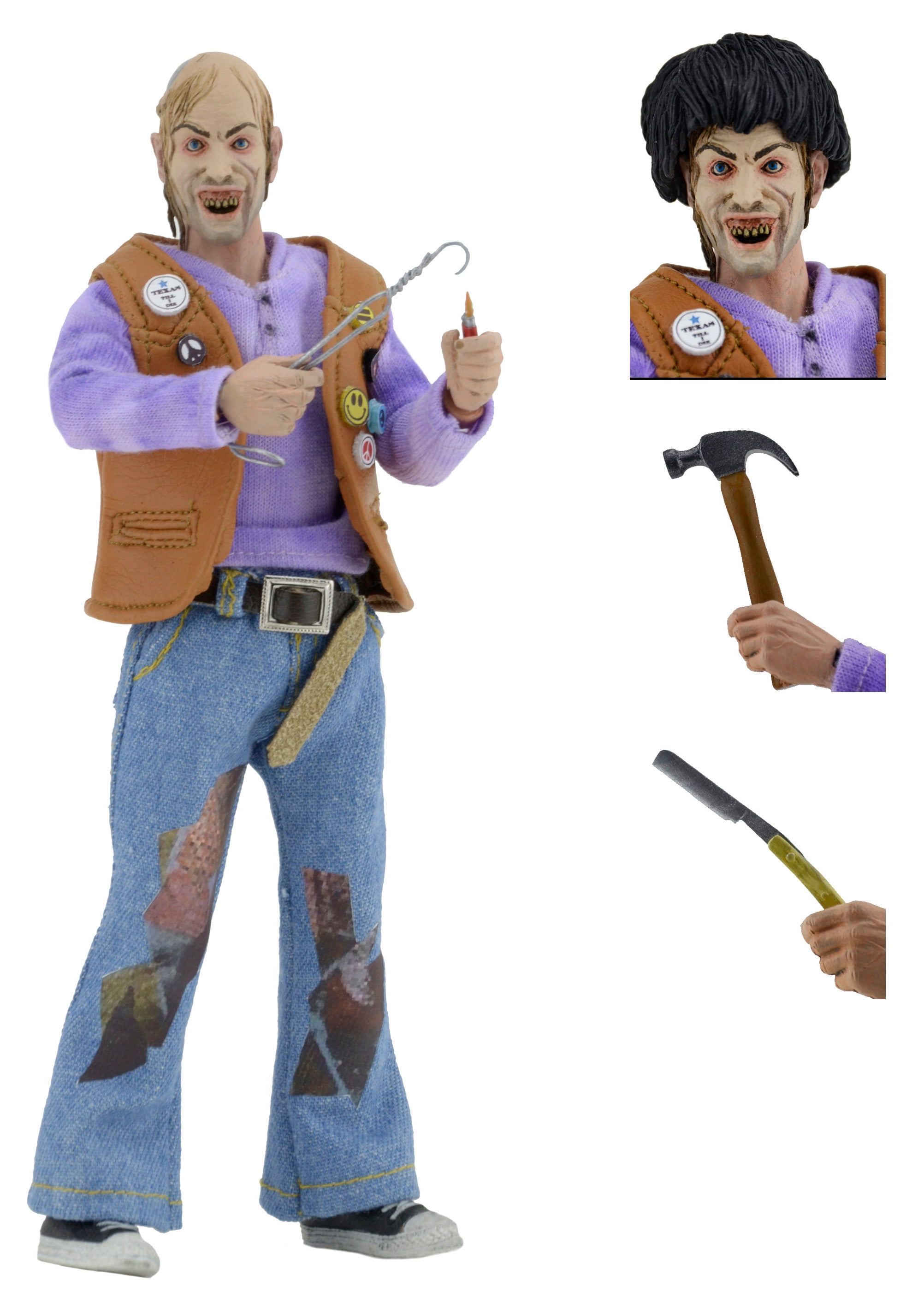 Texas Chainsaw Massacre - 8" Chop Top Clothed Figure - Texas Horror ...