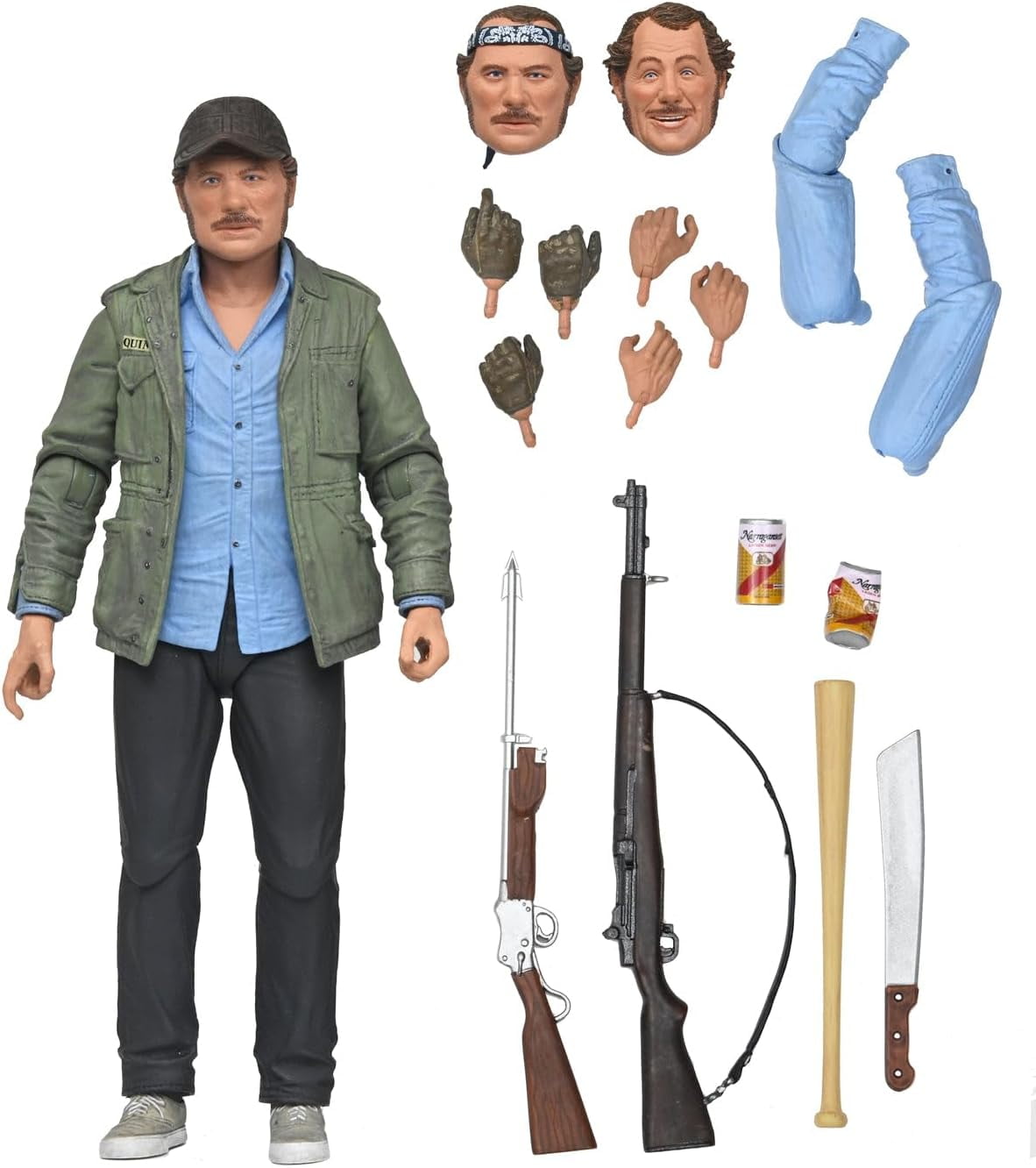 Jaws 50th Anniversary Ultimate Sam Quint Action Figure - Walmart.com