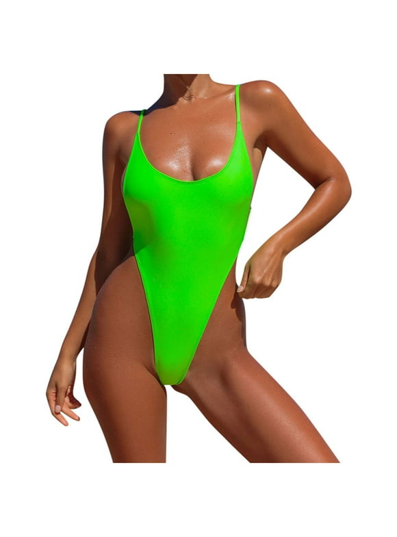 One Piece Thong Swimsuits