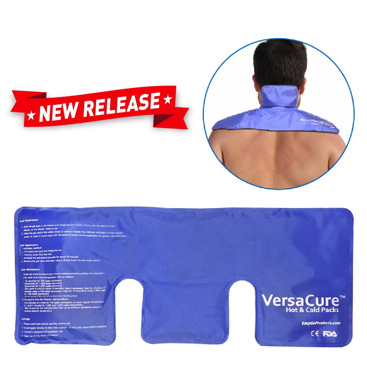 NECK & SHOULDER HOT-COLD PACK FOR INJURIES – ICE – HOT PACK GOOD FOR ...