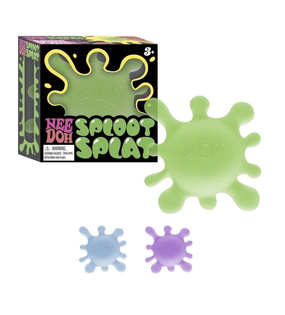 NEE DOH SPLOOT FIDGET SPLAT, 1 RANDOM MASSAGE STRESS RELIEF BALL -ONE ...