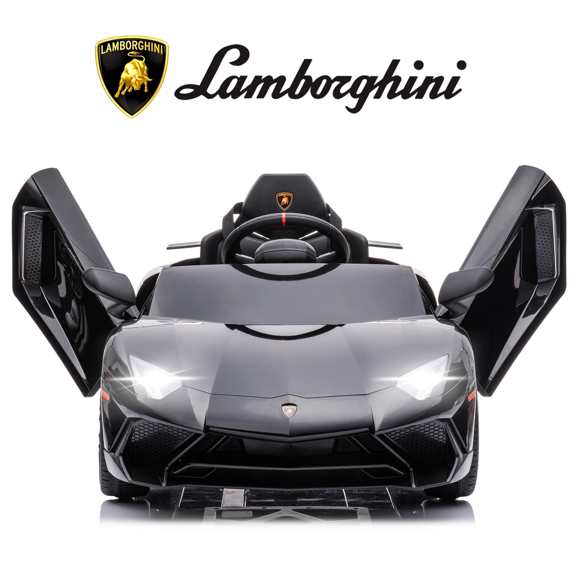 NEECHIPRO Lamborghini 12V Electric Powered Ride on Car for Kids, with ...