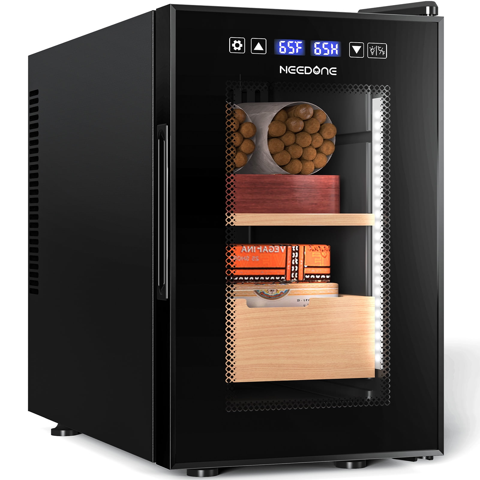 NEEDONE 16L Intelligent Upgrade Electric Cigar Humidor,Tem & humidity ...