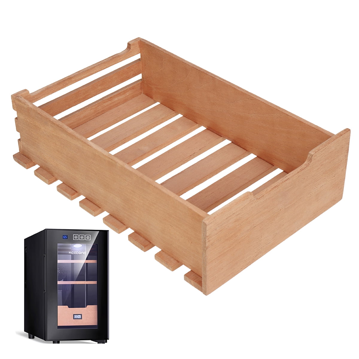 NEEDONE 23L Spanish Cedar Wood Cigar Cooler Humidor Tray, Bulk Cigar ...