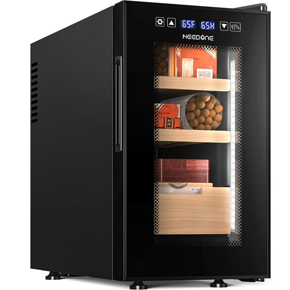 NEEDONE 23L Intelligent Electric Humidor, 150 Counts, Cooling and ...