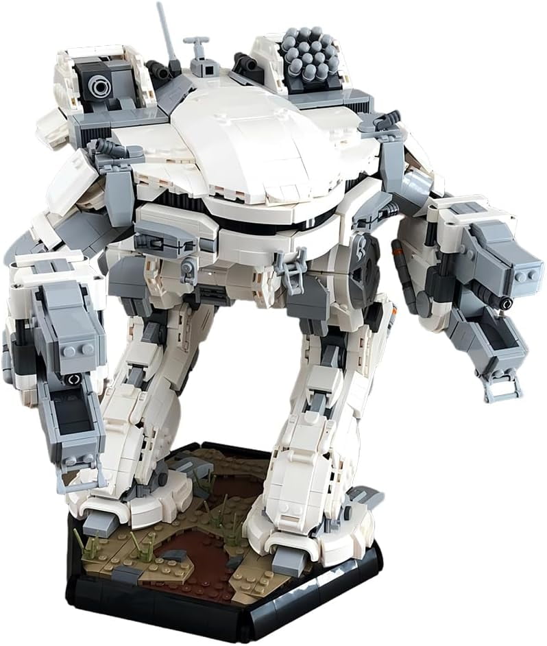 NEEJU King Crab Mech Building Block Toys, Warrior Armor Battle Robot ...