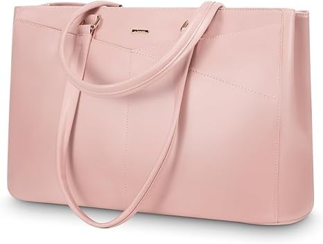 NEEJU Laptop Bag for Women 15.6 Inch Tote Bags Waterproof Leather ...