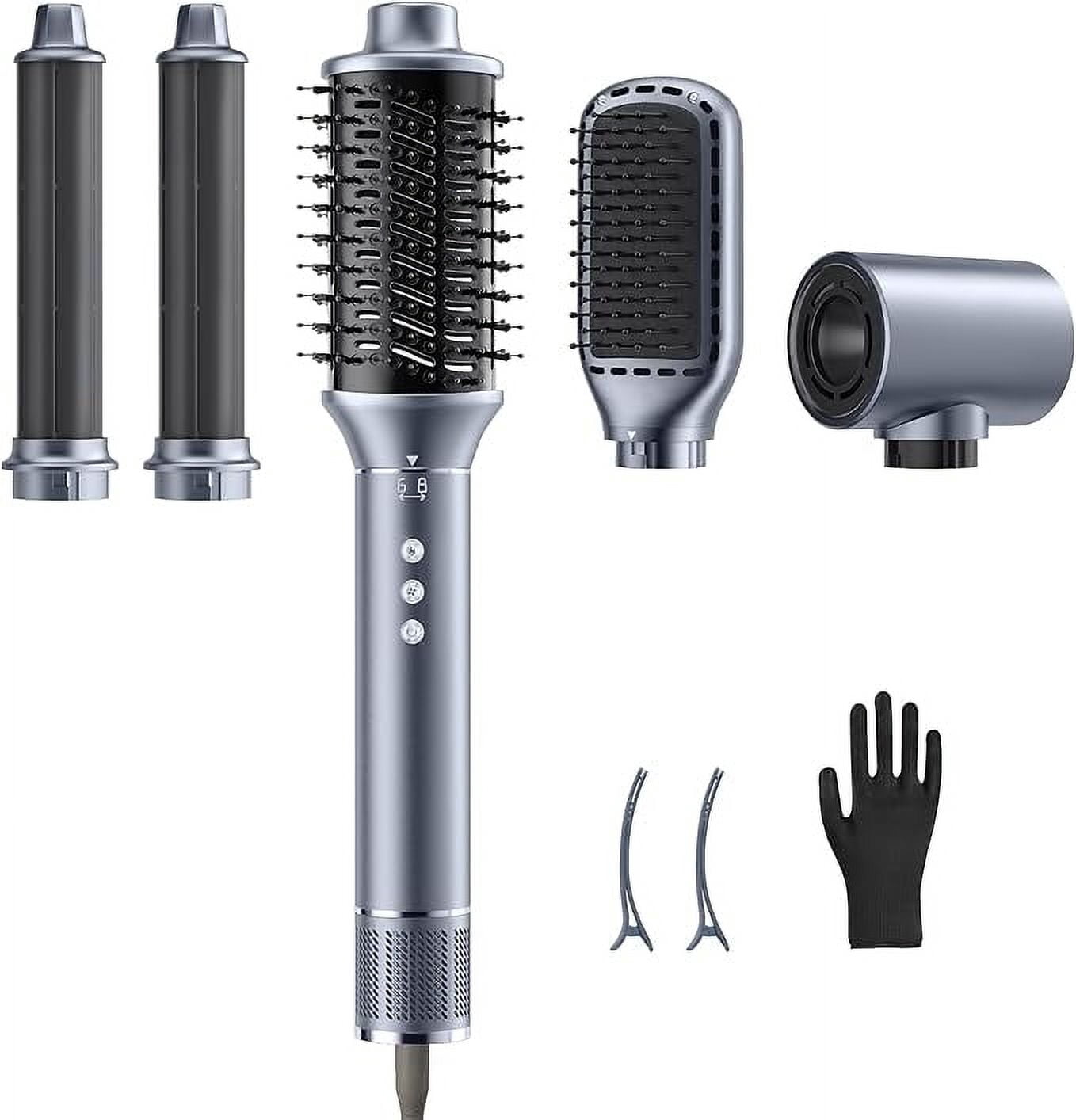 NEEJUHair Dryer Brush Blow Dryer 5 in 1 Hair Styler, Frizz-Free Auto ...