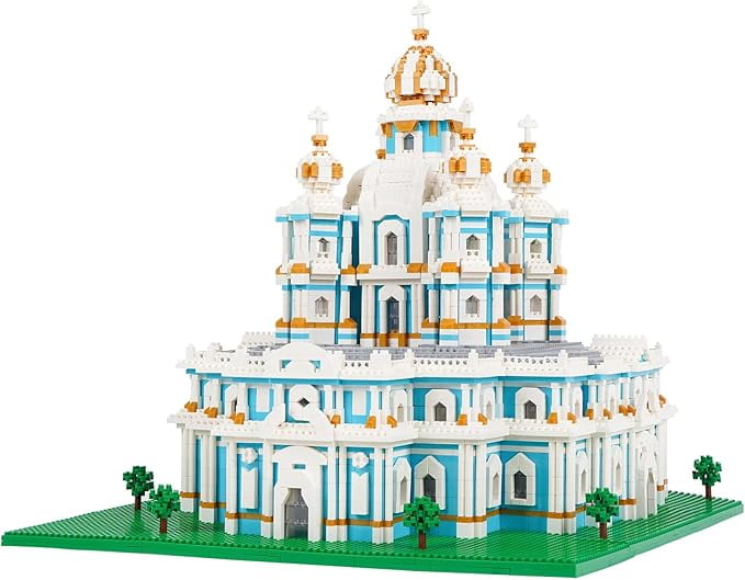 NEEJUM Micro Mini Blocks Smolny Cathedral Model Building Blocks Set ...