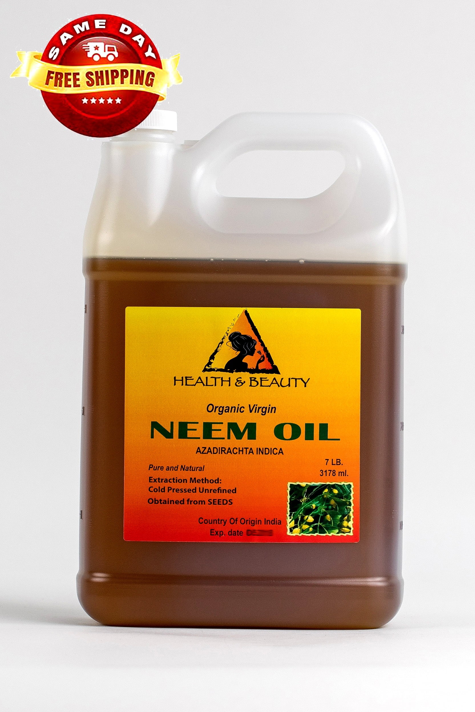 NEEM OIL ORGANIC UNREFINED CONCENTRATE VIRGIN COLD PRESSED RAW PURE 7 ...