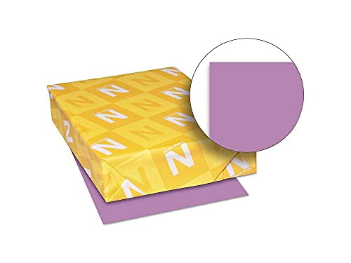 NEENAH Paper 26771 Exact Brights Paper 8 1/2 x 11 Bright Purple 50lb ...