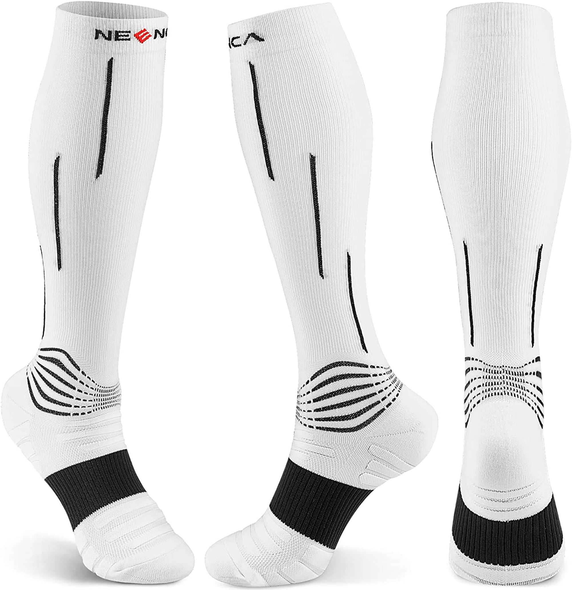 NEENCA Graduated Compression Socks, 20-30mmhg Medical Knee High ...