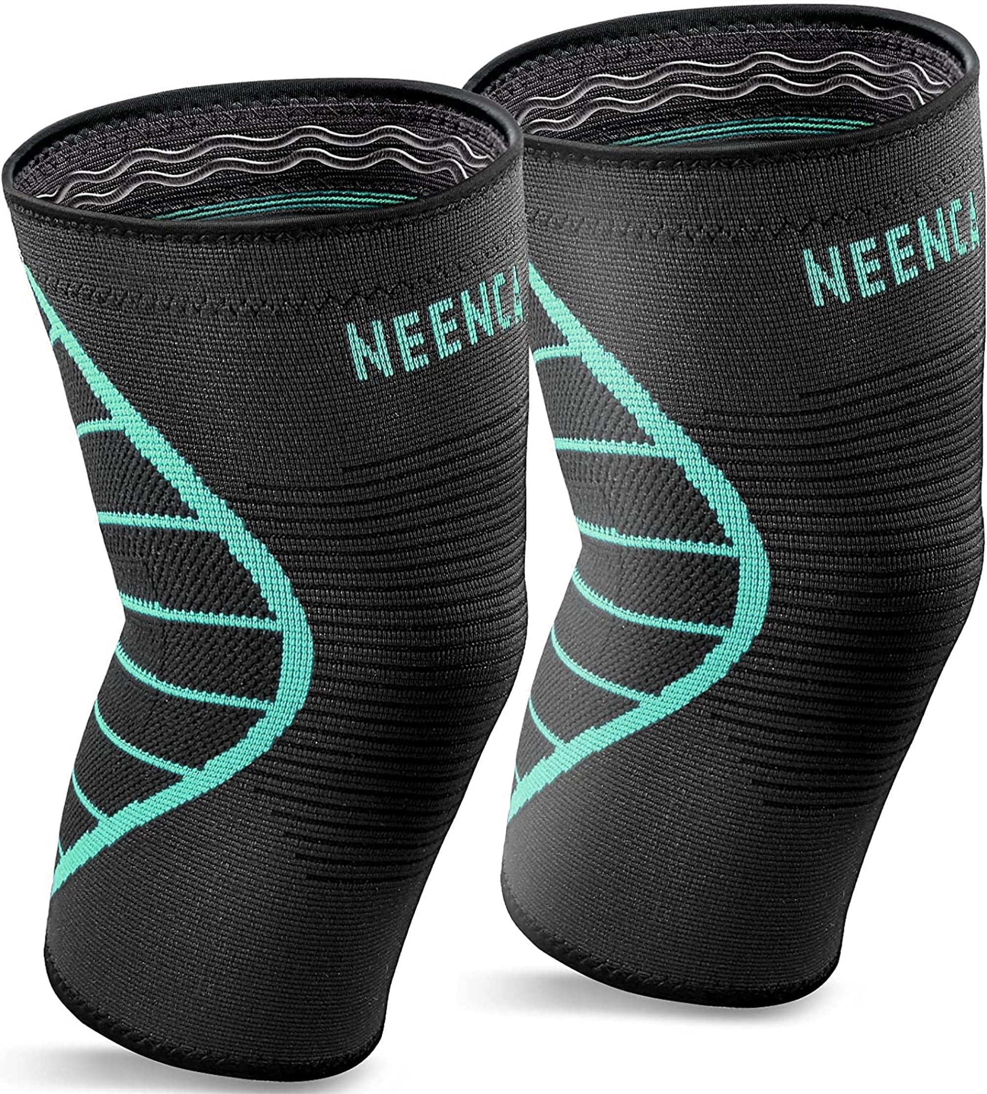 NEENCA 2 Pack Knee Braces for Knee Pain, Knee Compression Sleeve for ...