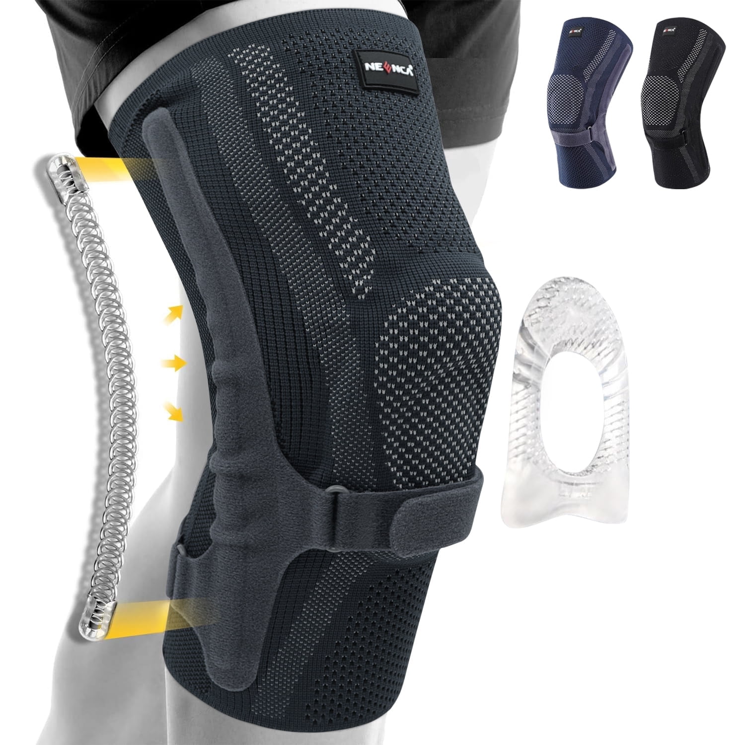 NEENCA Knee Brace for Women and Men, Knee Sleeve with Patella Pad ...