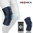 NEENCA Elastic Knee Brace with Gel Pad, Side Stabilizers, Wraps ...