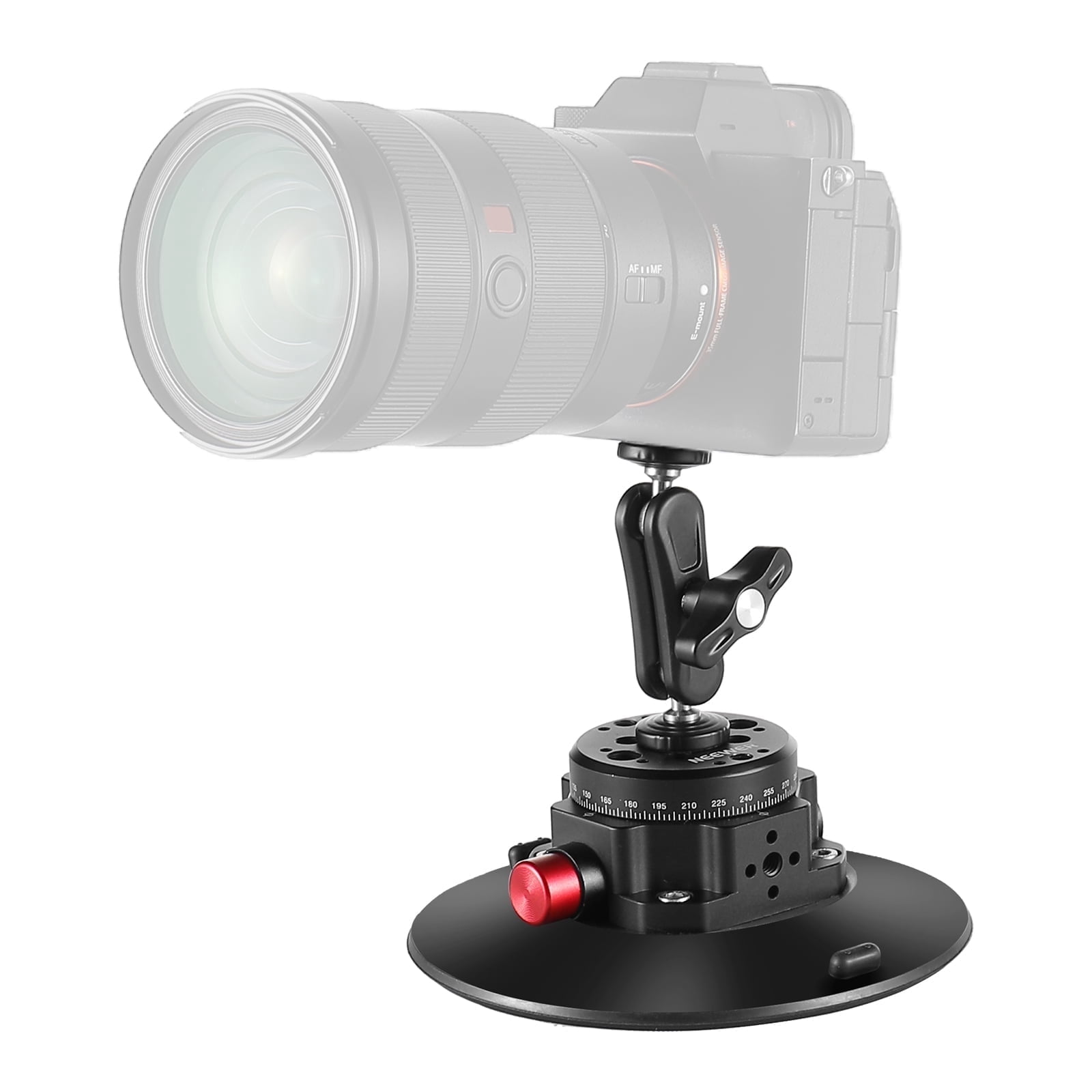 Neewer 6" Suction Cup Mount - Ball Head & Magic Arm, 1/4" & 3/8" ARRI ...