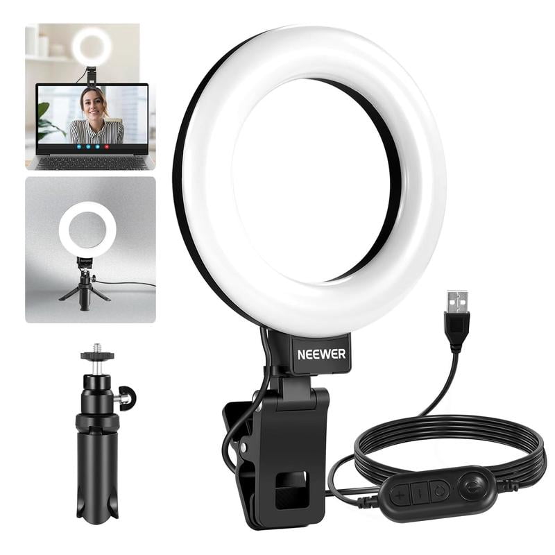 NEEWER BASICS BR60 5" Bi-color Mini Ring Light - Walmart.com